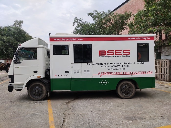 BSES Delhi uses Centrix 2.0 Power Cable fault locating vehicle mounted ...