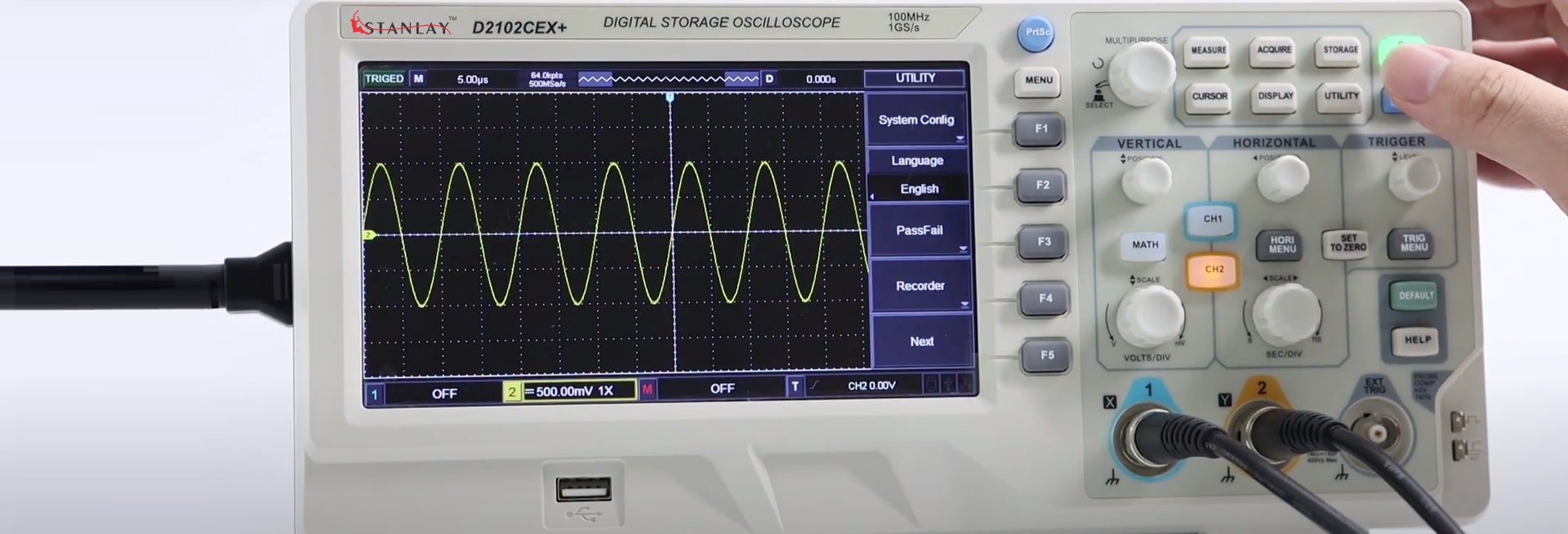 Electronic Oscilloscope | Digital Storage Oscilloscope India