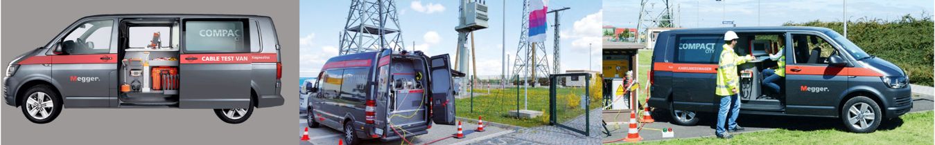 CENTRIX 1 & 3 PHASE |Megger Cable Fault Test and Diagnostic van