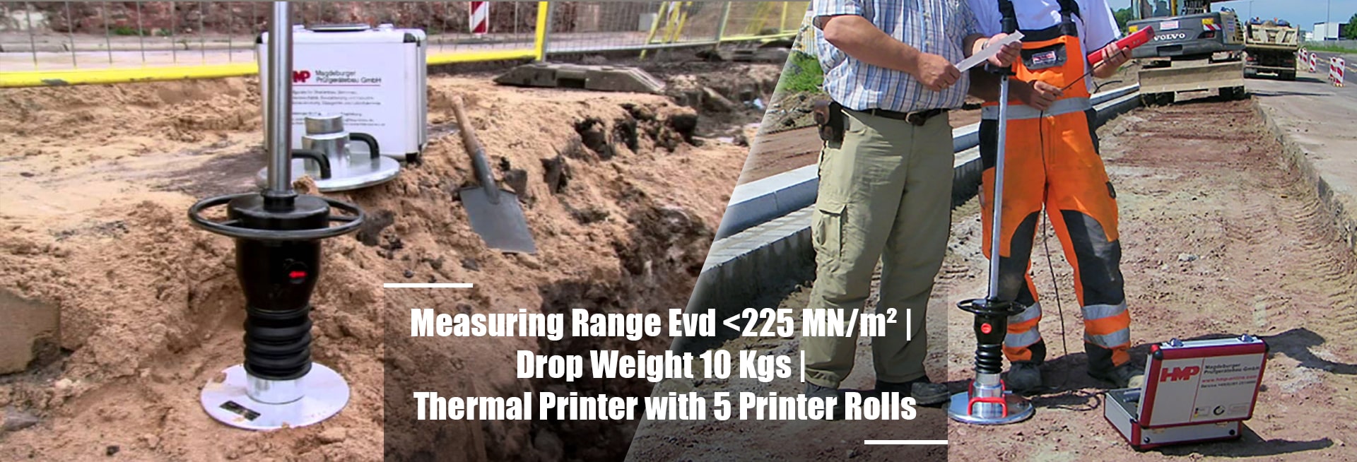 Light Weight Deflectometer India, HMP LFG 4 Light Drop Weight Tester ...