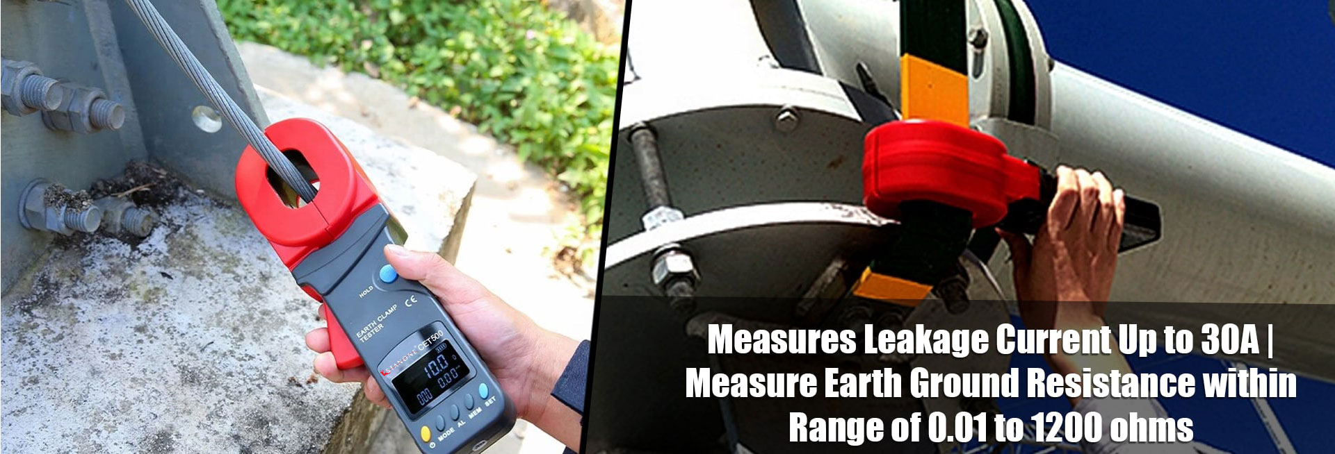 CET 500 Digital Clamp Earth Resistance Tester