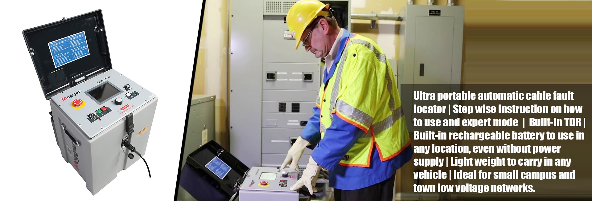 Megger EZ-THUMP compact cable fault locator in India