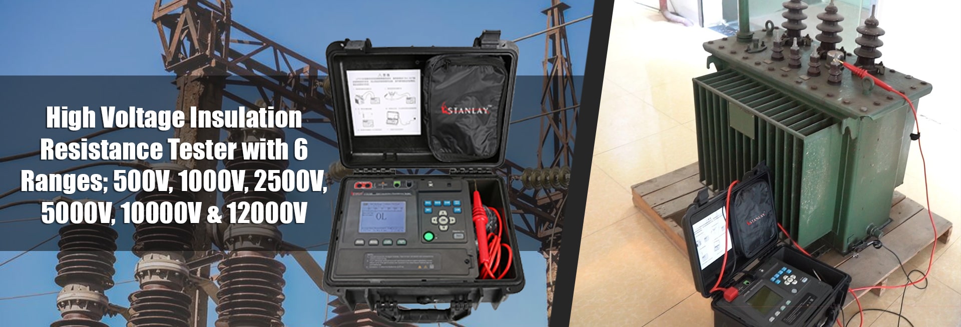 12 KV HV Insulation Testers