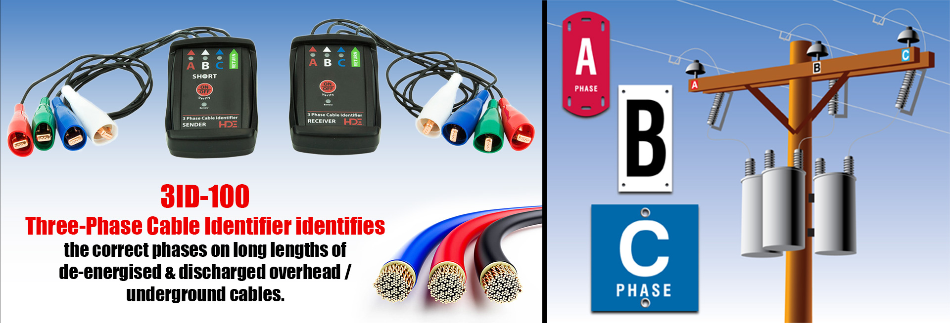3ID Three Phase Cable Identifier