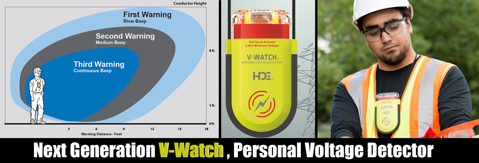 V Watch Personal Voltage Detector