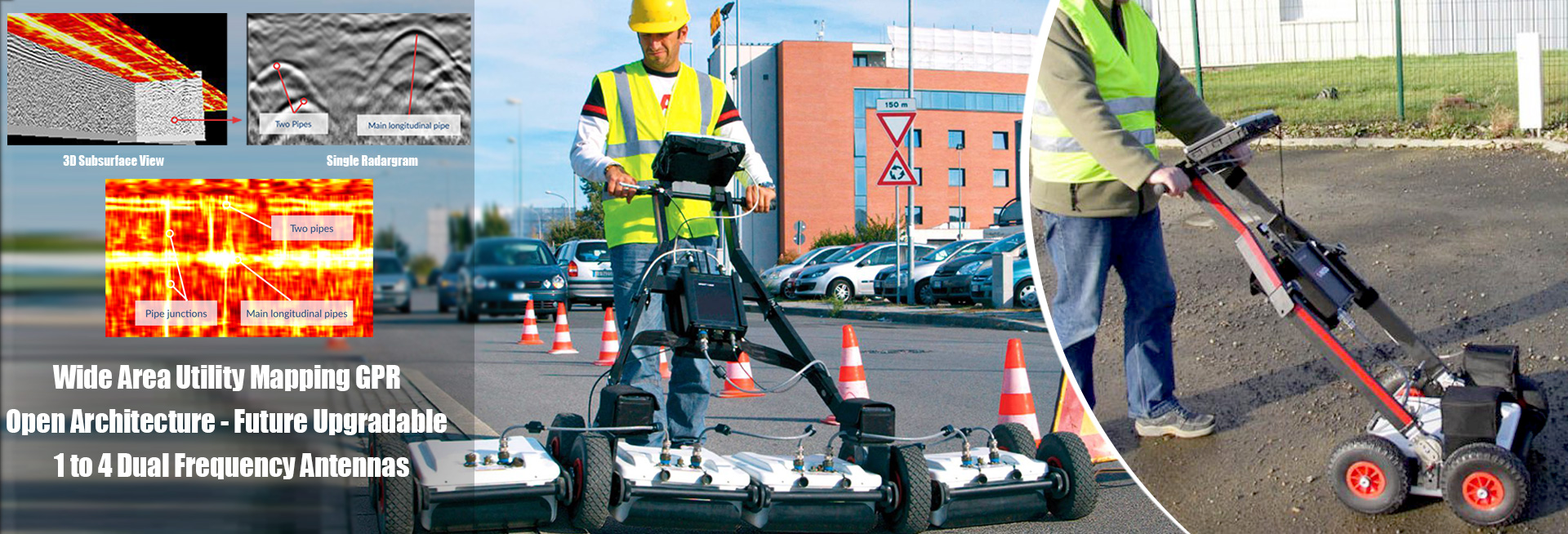IDS RIS MF Hi-MOD GPR | Multi Frequency Cart Based Buried Utility ...