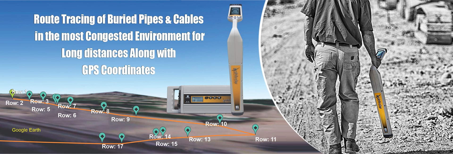 Cable Path Locator, Cable Finder, Cable Route Locator