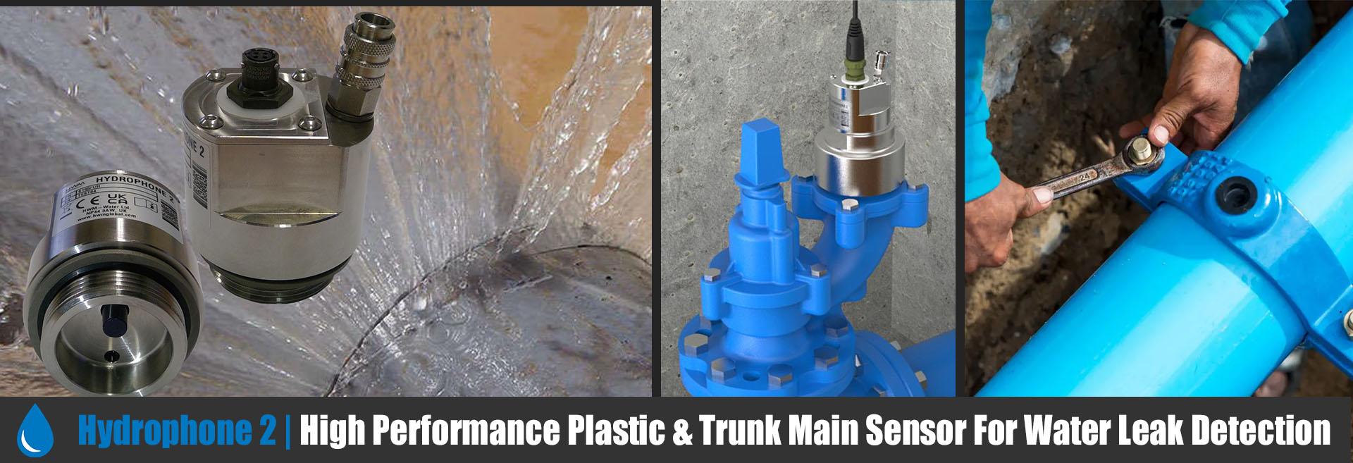 Hydrophone 2 High Performance Plastic & Trunk Main Sensor