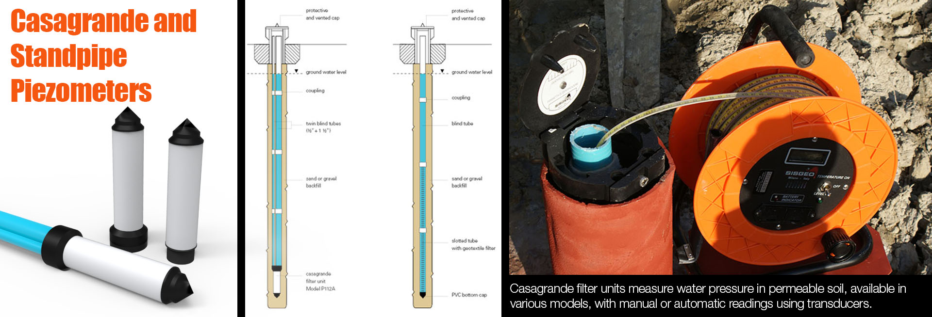 Casagrande & Standpipe Piezometer