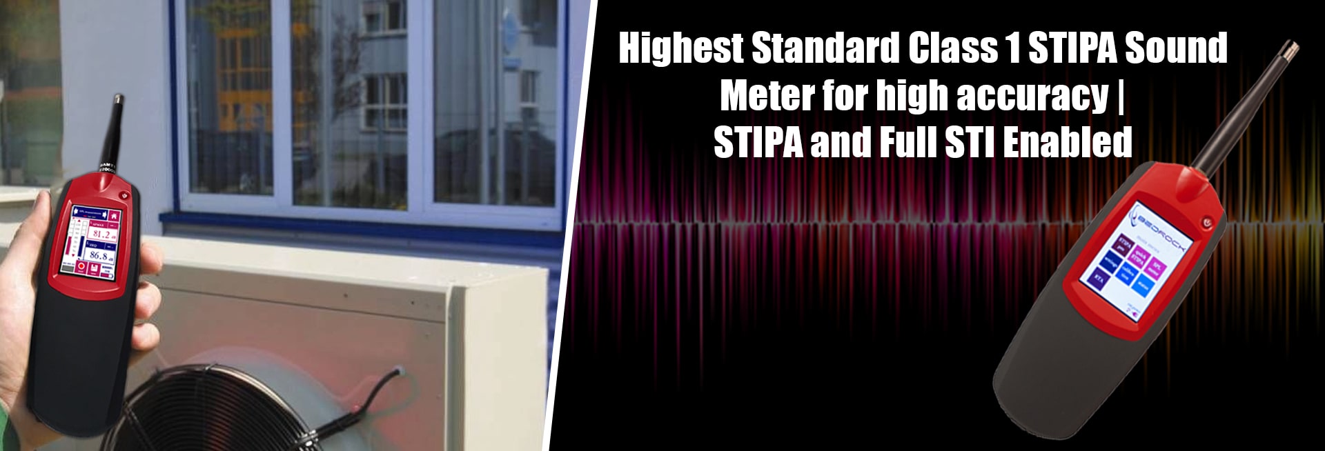 SM 90 Sound Meter | Class 1 STIPA Sound Meter