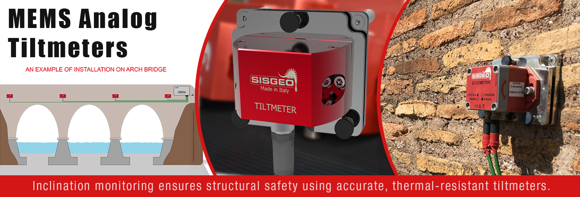 MEMS Analog Tiltmeters