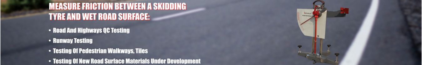 Skid Resistance Tester, Portable Friction Tester in India