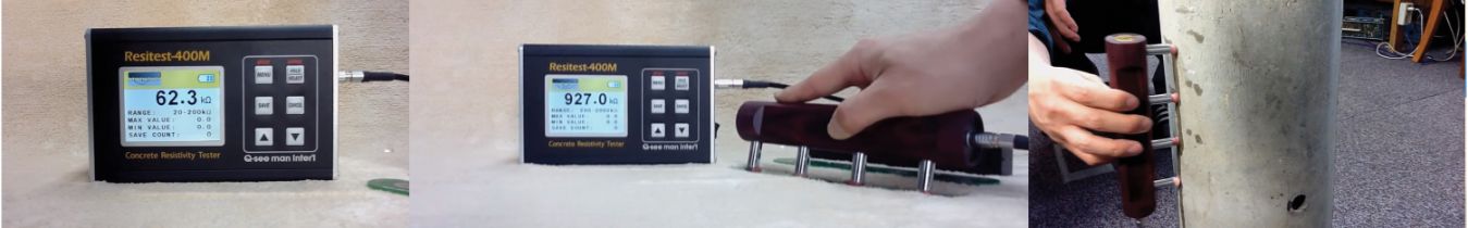 400M Concrete Resistivity Meter, Surface Resistivity Meter