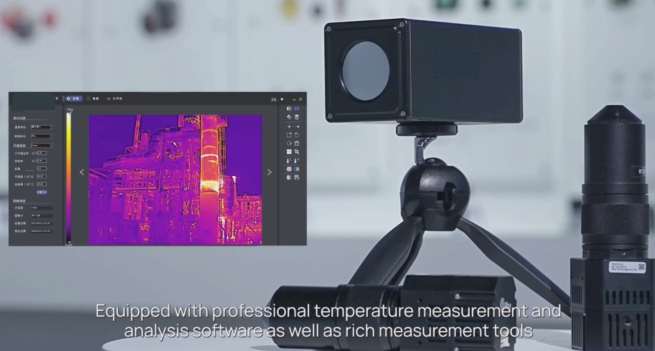 Ultra High Temperature Thermal monitoring camera for industrial use